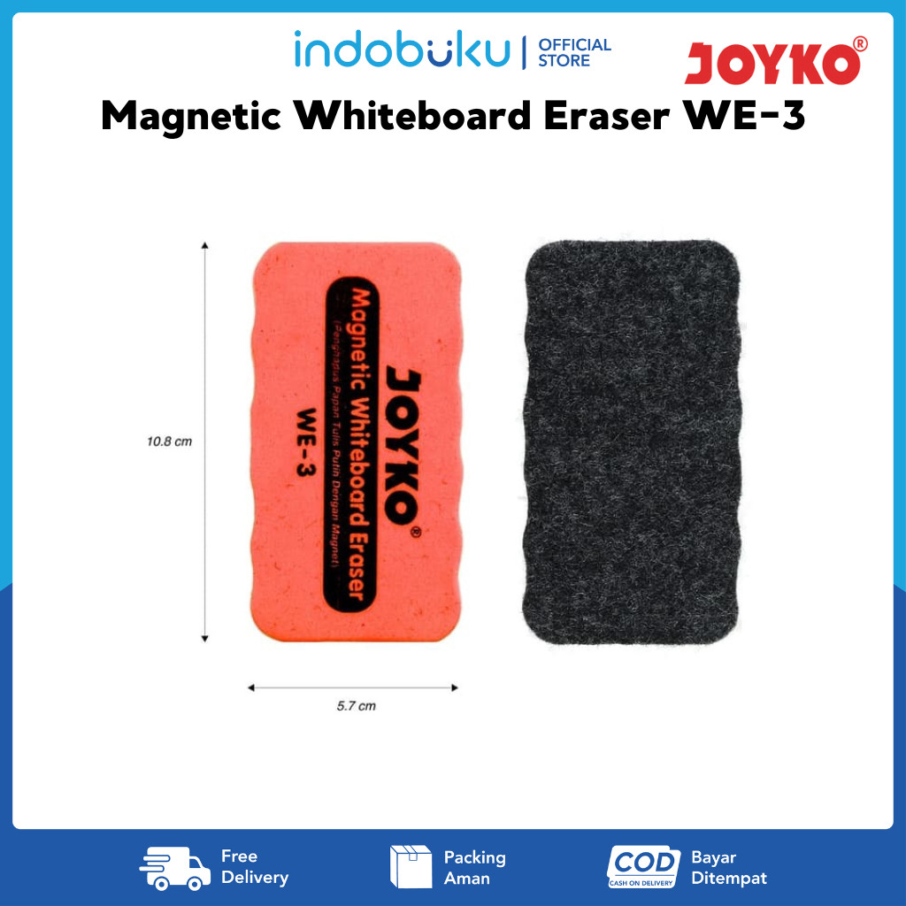 Jual Magnetic Whiteboard Eraser Joyko WE-3 / Penghapus Papan Tulis ...