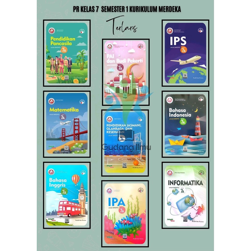 Jual Buku Pr/Lks Kurmer SMP Kelas 7/VII kurikulum Merdeka Semester 1&2 Intan pariwara Tahun 2024 ...
