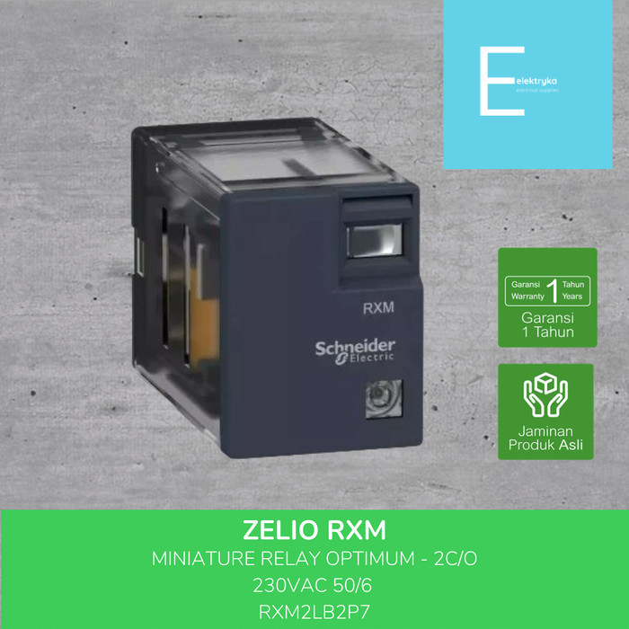 Jual Schneider Electric Zelio RXM2L Plug In Relay 230VAC - RXM2LB2P7 | Shopee Indonesia