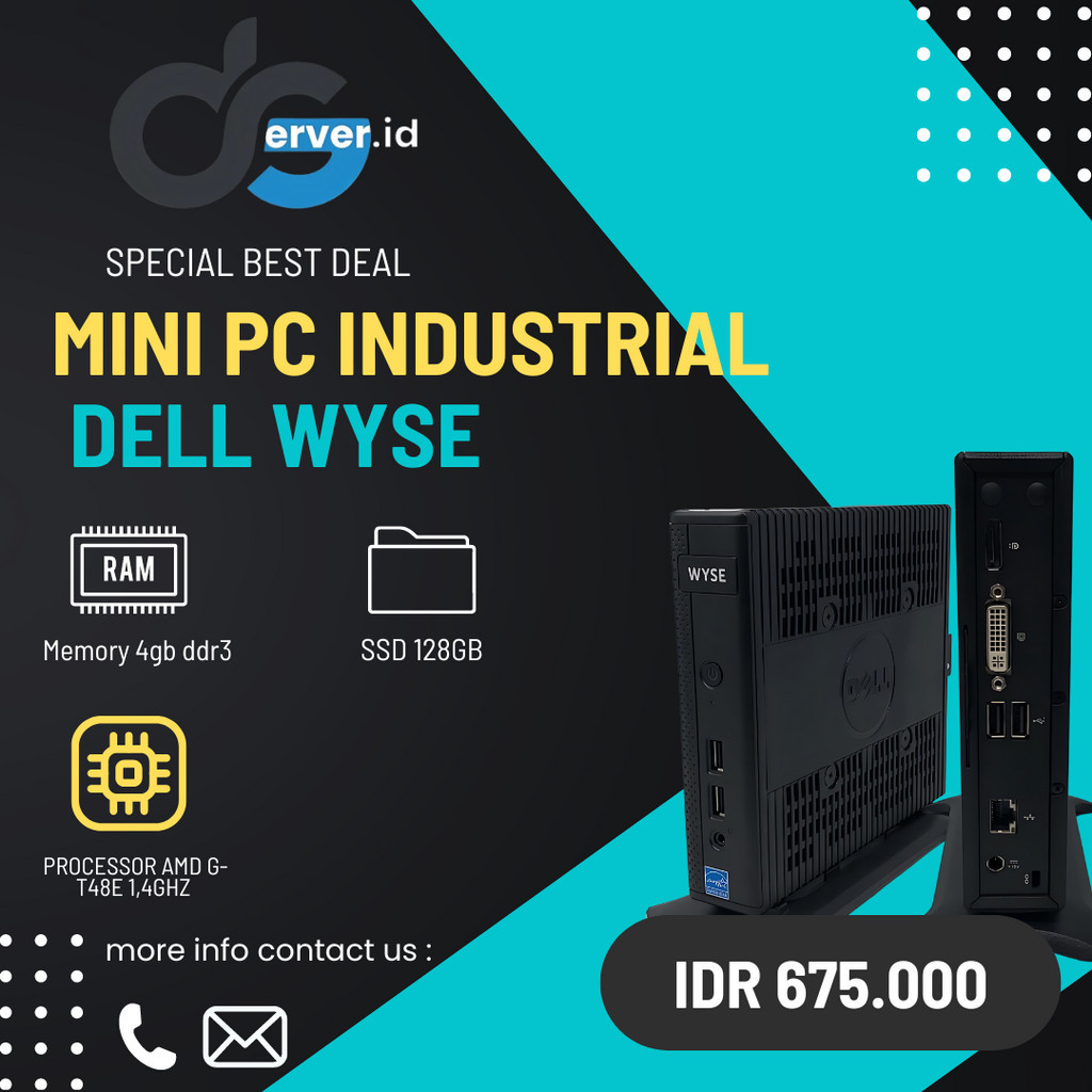 Jual Mini PC DELL WYSE industrial Dx0D - 909654-22L | Shopee Indonesia