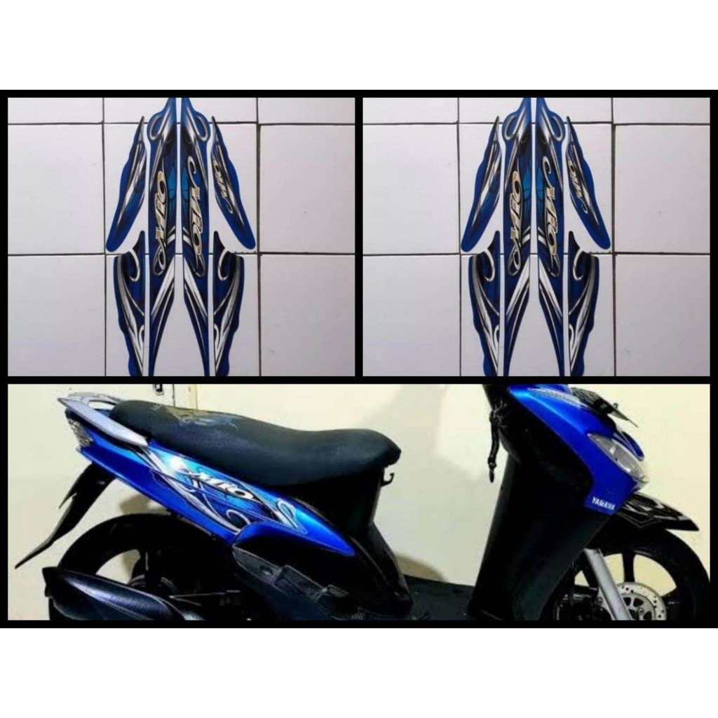 Jual Stiker Striping Lis Les Bodi Motor Yamaha Mio Sporty 2010 2011 ...