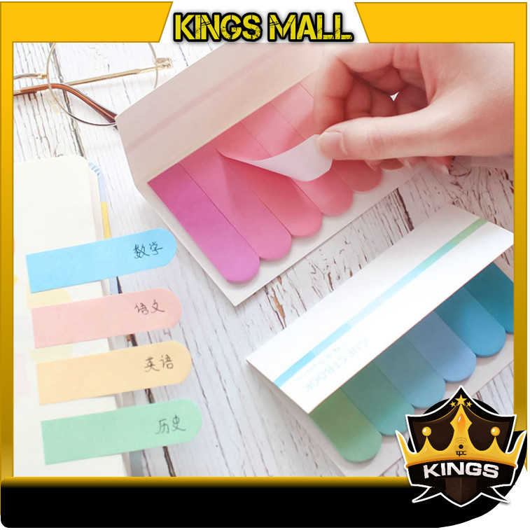 Jual KINGs - S5690 Pembatas Kertas Aesthetic / Label Sticky Notes ...