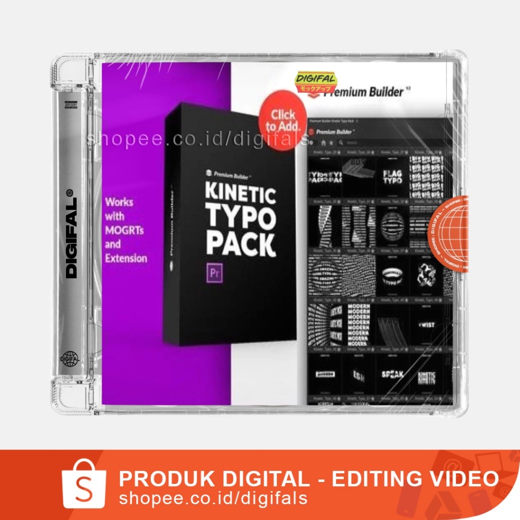 Jual Premium Builder - Kinetic Typo Pack - For Premiere Pro (Extension ...