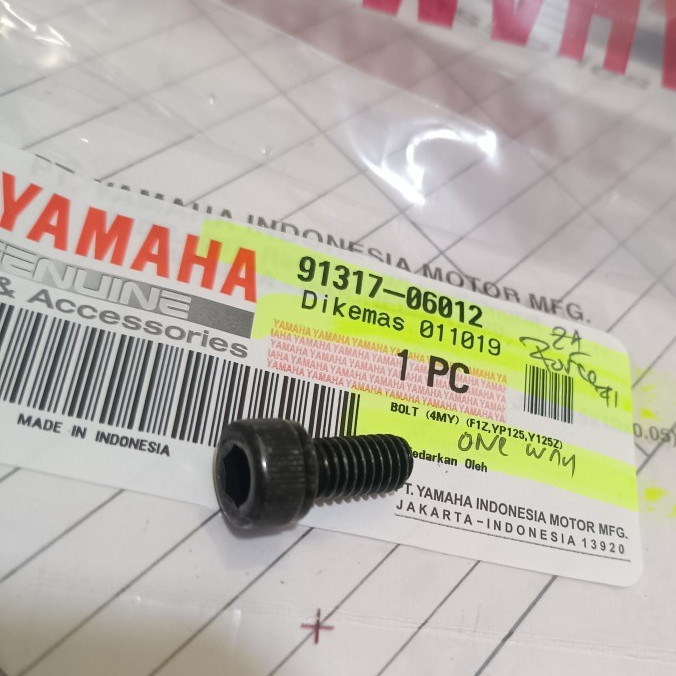 Jual Baut Plat Stopper Tensioner Yamaha Mio M3 S Z, Soul GT, Xeon 91312 ...
