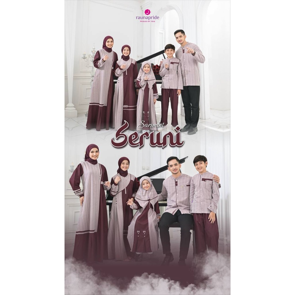 Jual Sarimbit Lebaran 2025 Raunapride / SERUNI - TAWNY/ Fashion Muslim ...