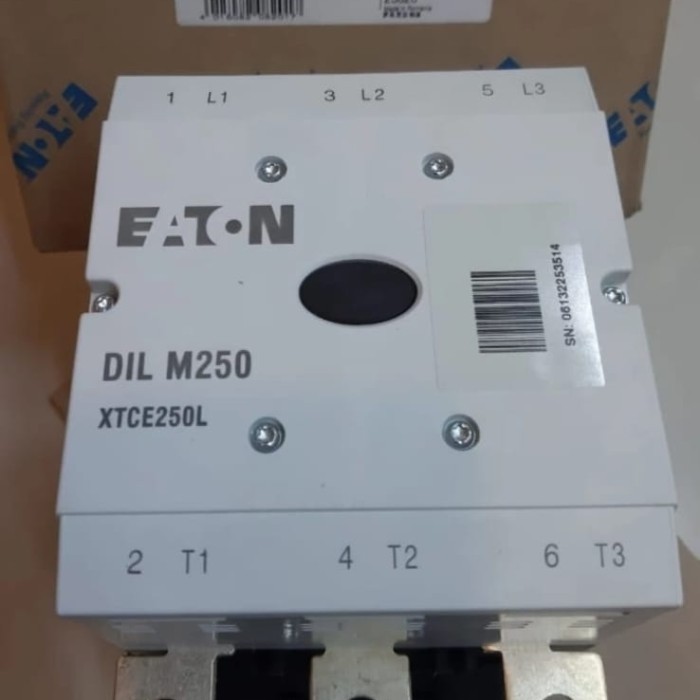 Jual CONTACTOR EATON DILM250 DILM250A/22(RA250) 110-250VAC/DC 132KW 2NO ...
