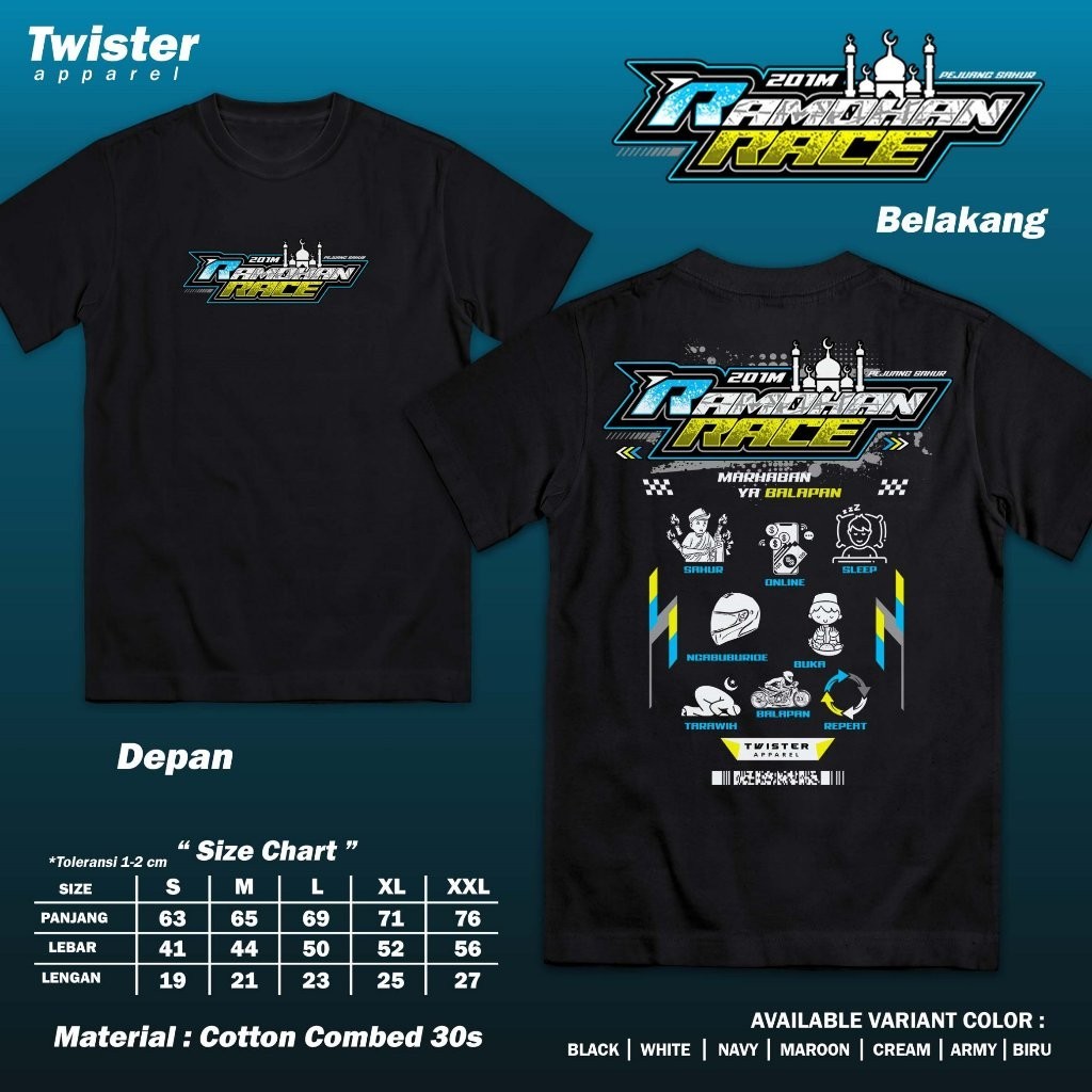 Jual Kaos Ramadhan Race 2025 202M 1446H Marhaban Ya Balapan Baju ...