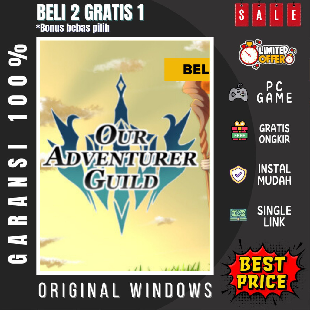 Jual OUR ADVENTURER GUILD - GAME PC - GAME LAPTOP - PC GAMES - BELI 2 ...