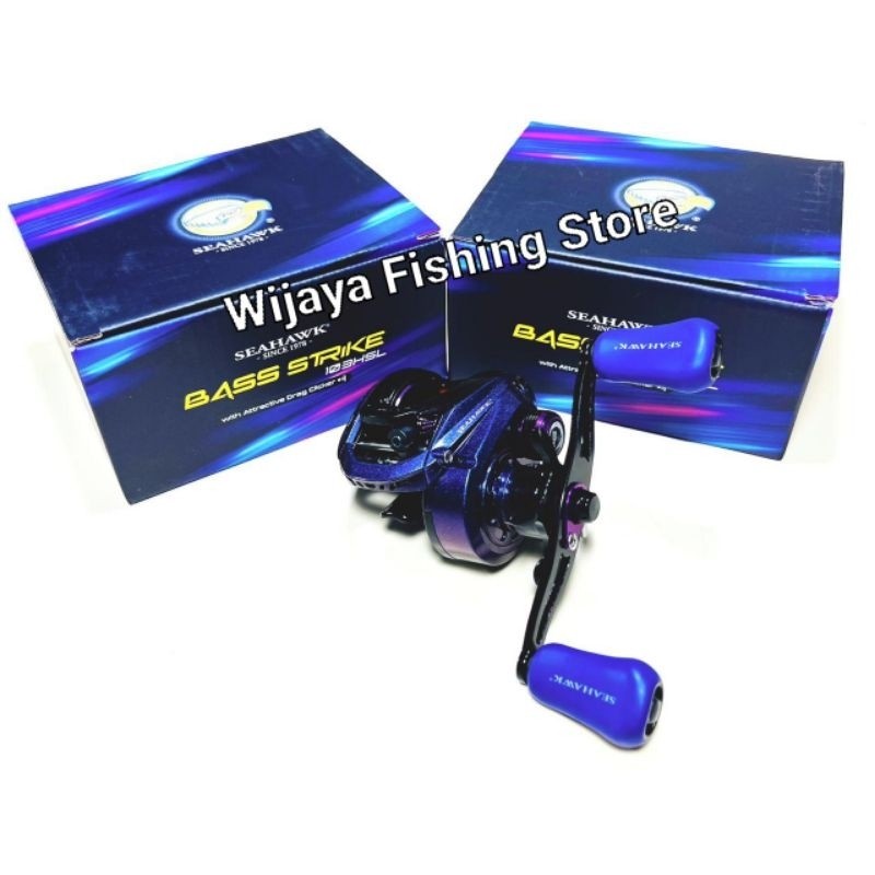 Jual Reel Pancing BC Seahawk Bass Strike 103 HSL DRAG CLICKER | Shopee ...