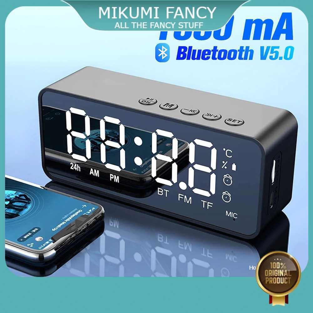 Jual FANCY Bannixing Jam Alarm Clock with Bluetooth Active Speaker TF ...