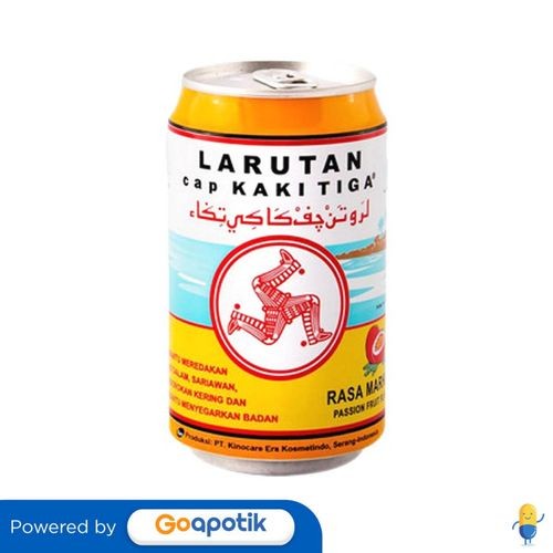 Jual Cap Kaki Tiga Larutan Penyegar Rasa Markisa 320 Ml Kaleng | Shopee Indonesia