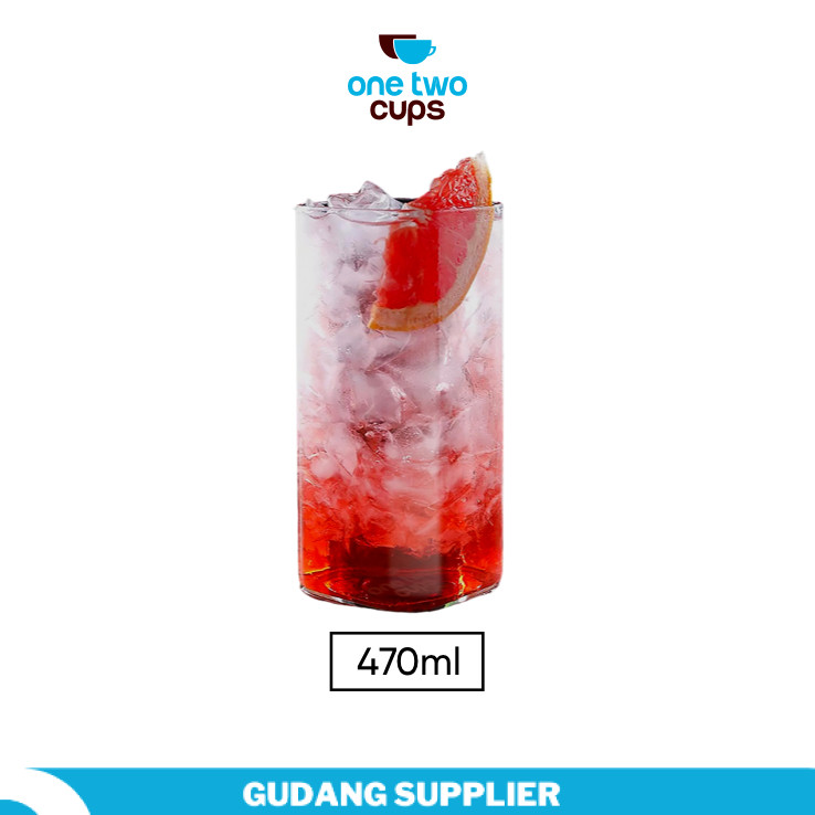 Jual One Two Cups Gelas Kaca Kotak Juice Aesthetic Square Glass 470ml - LT5 | Shopee Indonesia