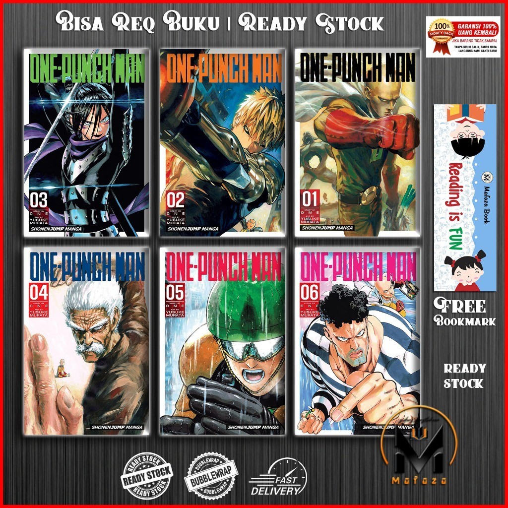 Jual KOMIK One-Punch Man (31 book series) By ONE Yusuke Murata (English ...