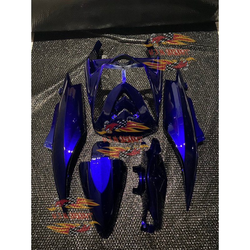 Jual COVER FULL BODY HALUS YAMAHA MIO SOUL KARBU WARNA MOONLIGHT BLUE ...