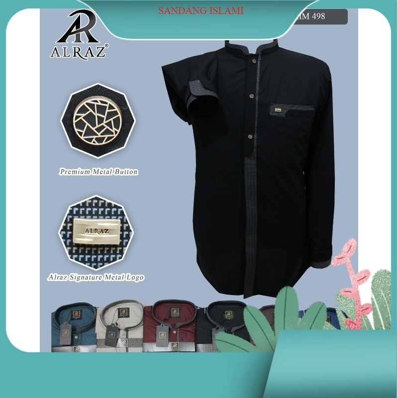 Jual Al Raz : Koko Nuaim 498A Mix Color Warna Lengan Panjang Baju Koko ...