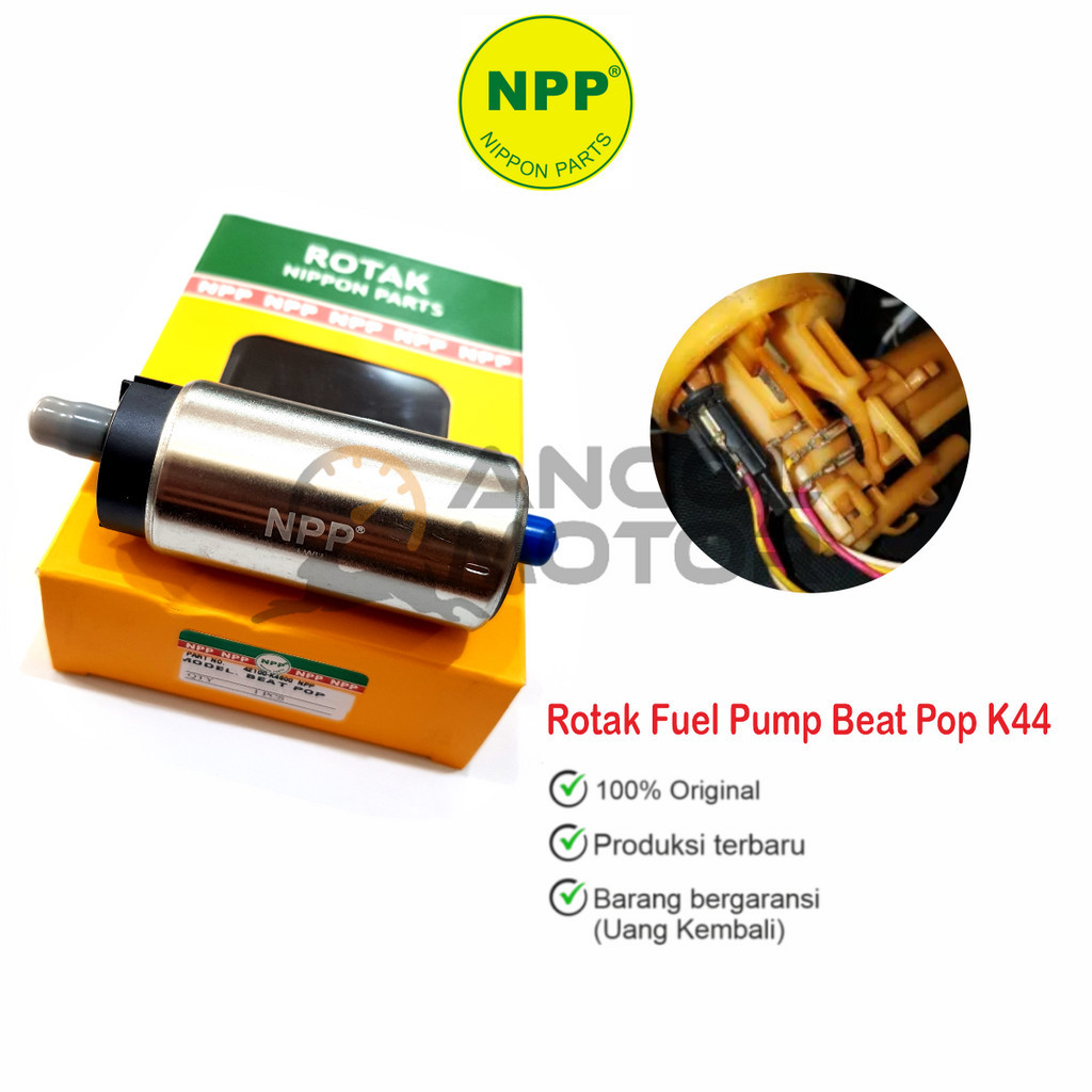 Jual NPP Rotak Fuel Pump Beat Pop K44 Rotax Dinamo Pompa Bensin Motor ...