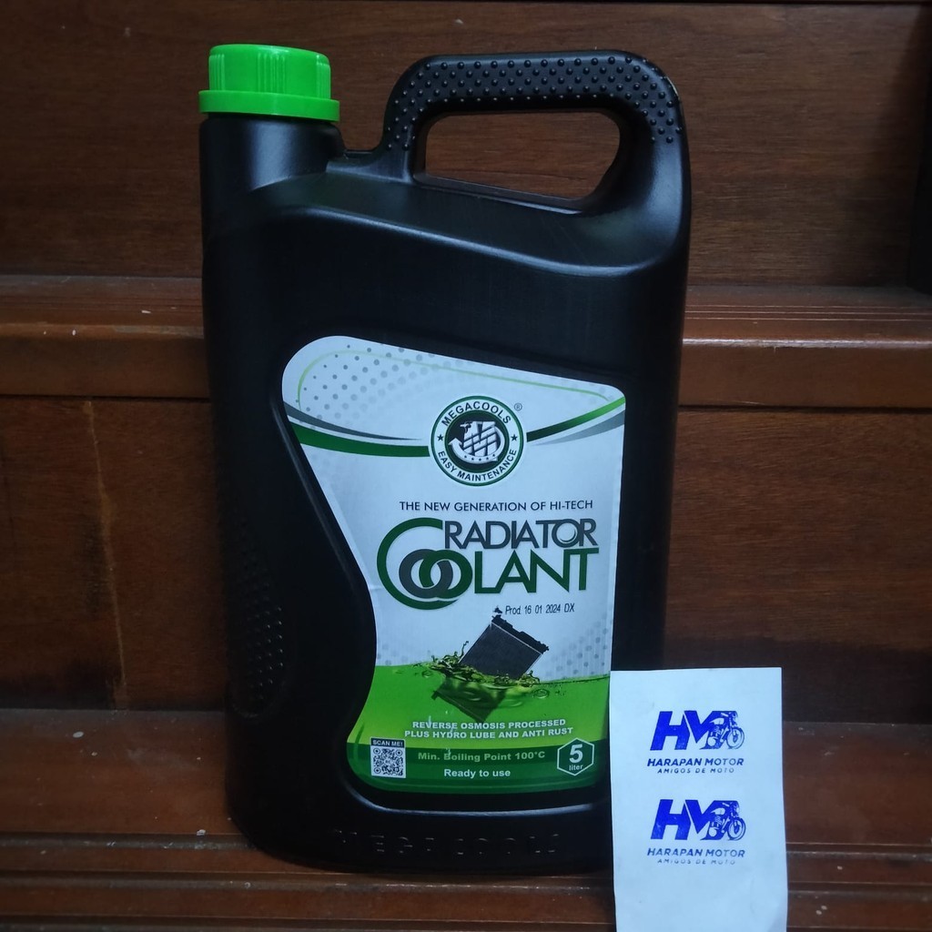 Jual Air Radiator Coolant Megacool Hijau 5L Original | Shopee Indonesia