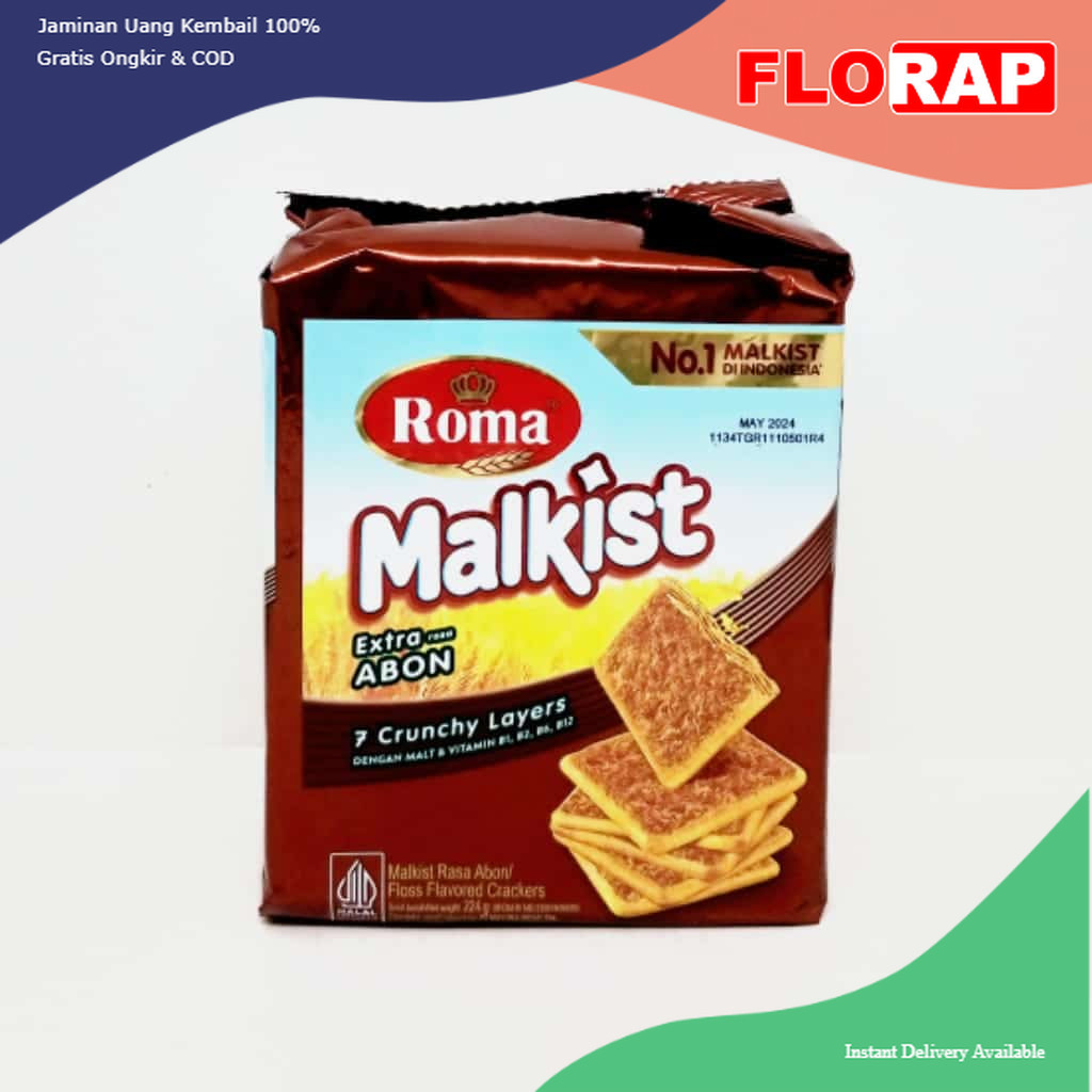 Jual Roma Malkist Abon 224gram - Roma Malkist Family Pack | Shopee ...