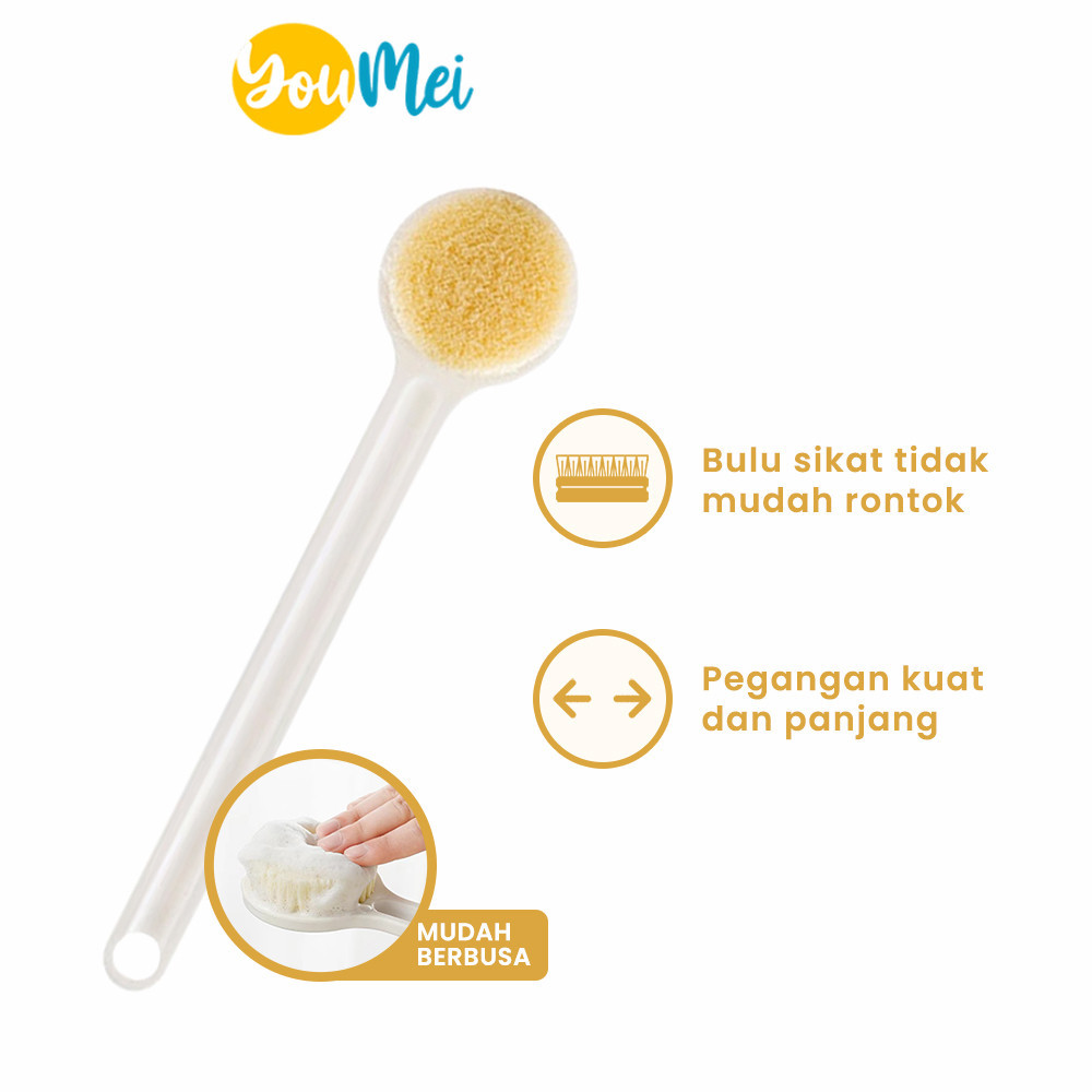 Jual Sikat Mandi Gosok Punggung Badan / Brush Shower Puff - 1240 ...