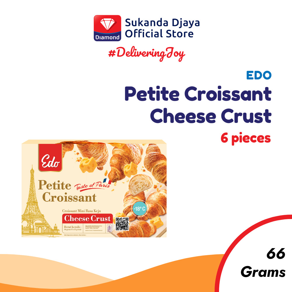 Jual Edo Petite Croissant Cheese Crust 66 Gr | Shopee Indonesia