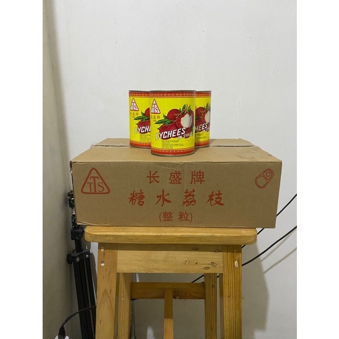 Jual TTS Leci Lychee 1 Dus isi 12 x 567gr / 12 Kaleng | Shopee Indonesia