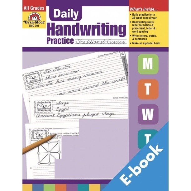 Jual Daily Handwriting Practice Traditional Cursive Huruf Sambung