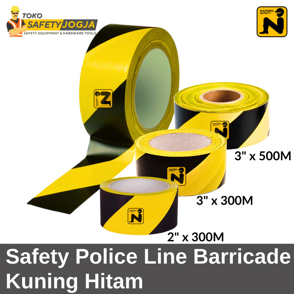 Jual Safety Line / Barricade Line / Police Line / Garis Polisi 2" x 300 ...