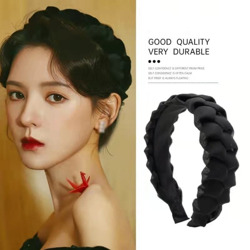 Jual BANDO KOREA TWIST HITAM KOREAN HEADBAND | Shopee Indonesia