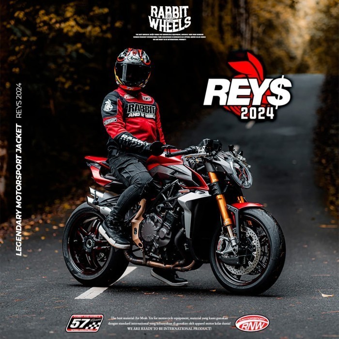 Jual Jaket Motor RABBIT & WHEELS REY$ 2024 MSP Original Product | Shopee Indonesia