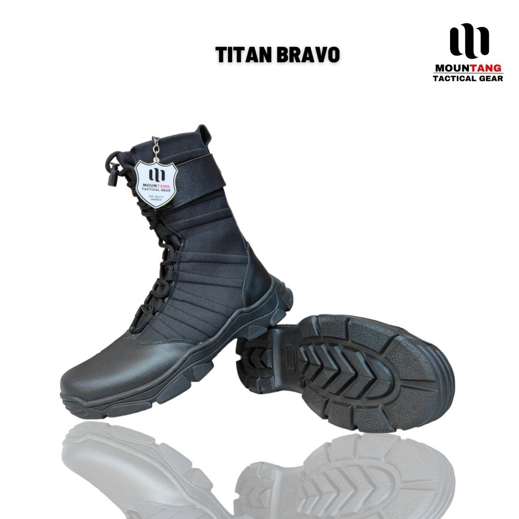 Jual Sepatu PDL Polri TNI Security Kulit Asli Ninja Titan Bravo Comando ...