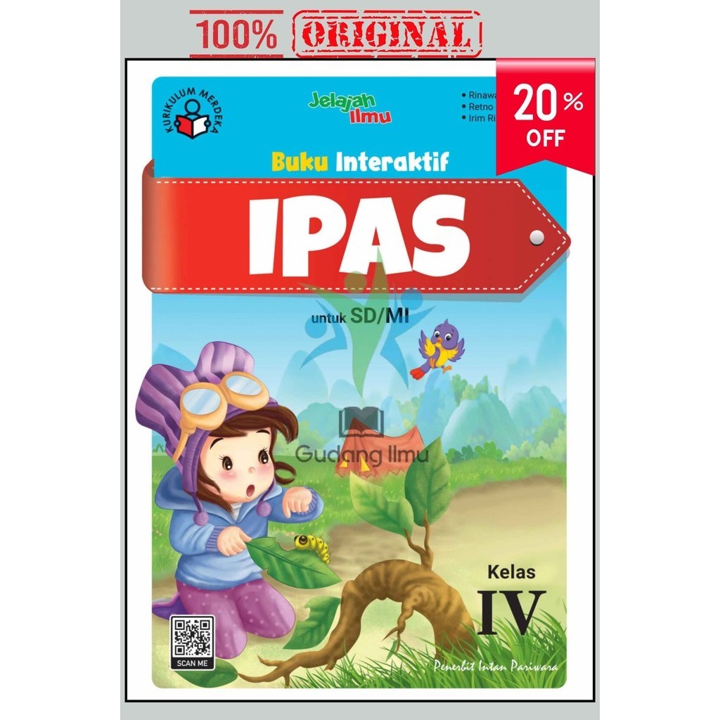 Jual Buku Interaktif IPAS SD/MI Kelas 4 Semester 1&2 Kurikulum Merdeka Intan pariwara Tahun 2024 ...