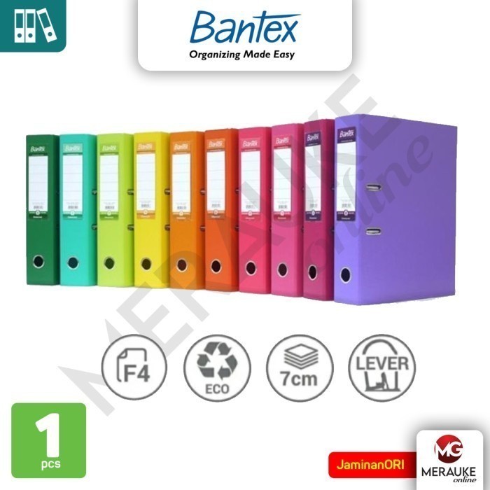 Jual BANTEX Level Arch File Ordner ECO Plastik F4 7cm 1465 | Shopee ...