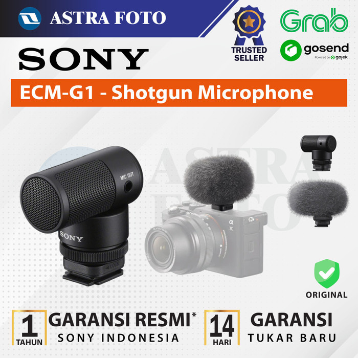 Jual Sony ECM-G1 Shotgun Microphone Sony ECM G 1 Mic ORIGINAL | Shopee ...