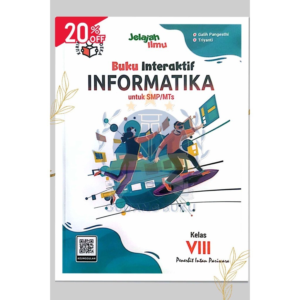 Jual Buku interaktif Informatika Kelas VIII/8 SMP/MTS Kurikulum Merdeka Intan pariwara Tahun ...