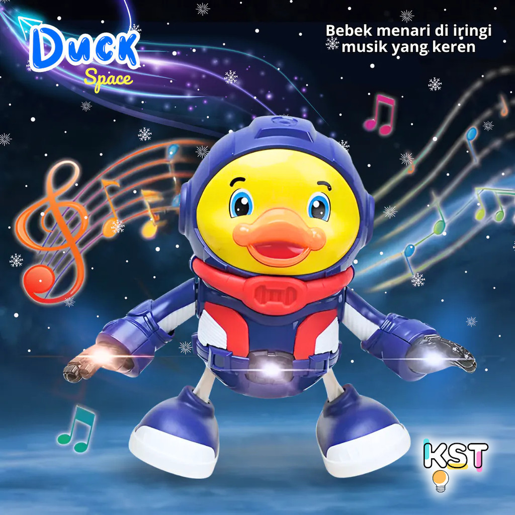 Jual [KST] Bebek Astronaut Menari Music | Mainan Bebek Joget Ada Musik ...