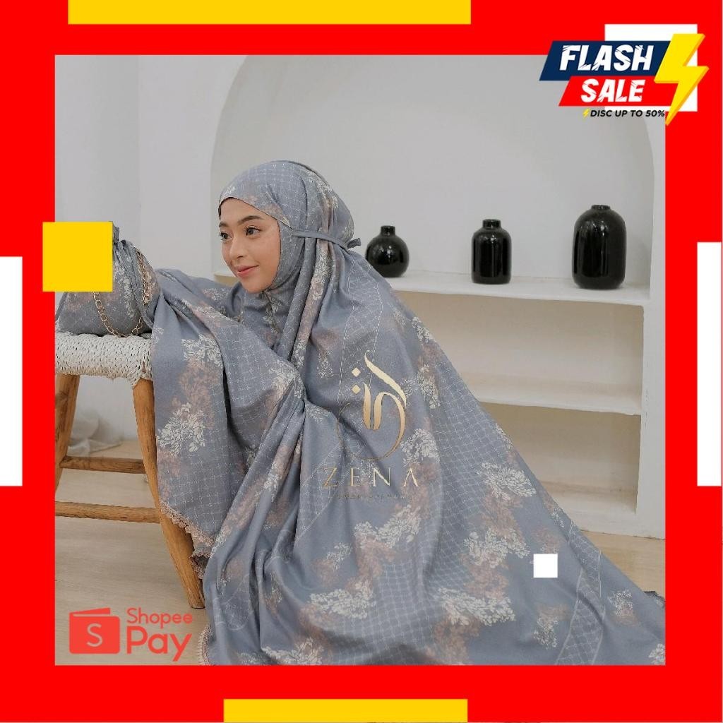 Jual LEBARAN SALE 4.4 | Mukena Katun Motif Premium Berliana | Shopee ...