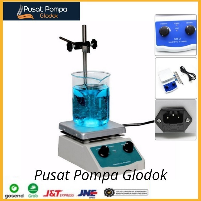 Jual Hot Plate Magnetic Stirrer SH-2 Magnet Stirer Pemutar Lab Hotplate ...