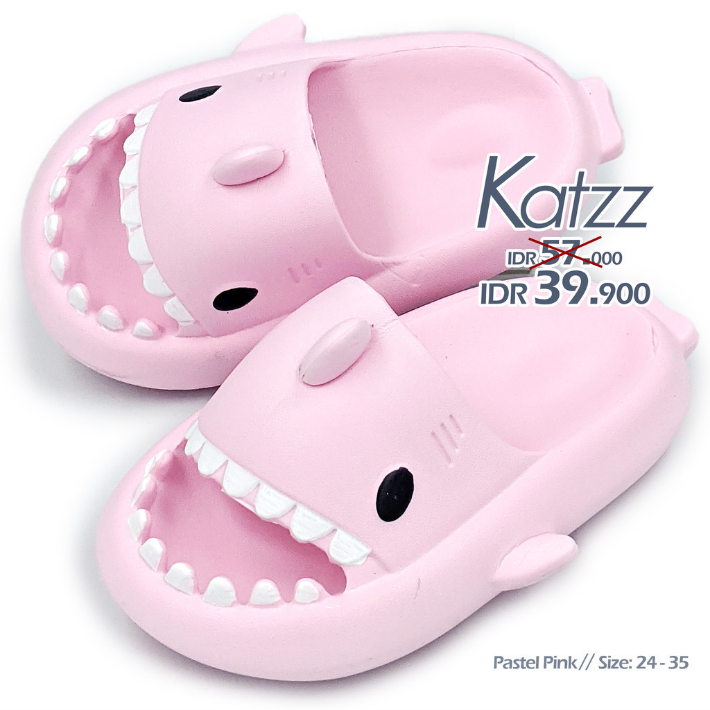 Jual Katzz - Sandal Slop Anak Bentuk Ikan Uk 24 - 35 / Sandal Anak ...