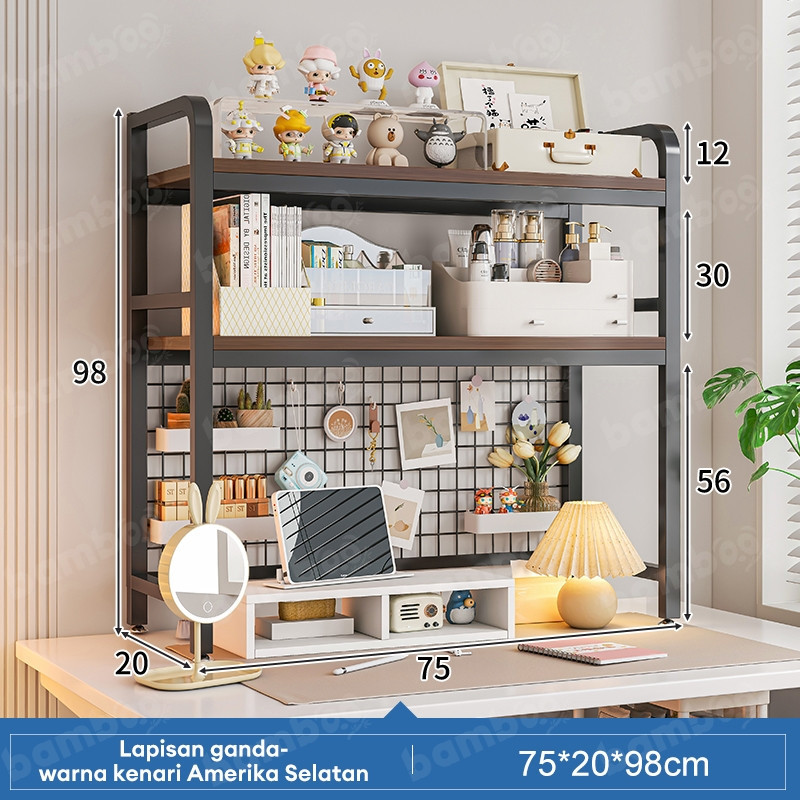 Jual Rak Desktop Rak buku Storage Rak Organizer Desktop Rak Meja ...