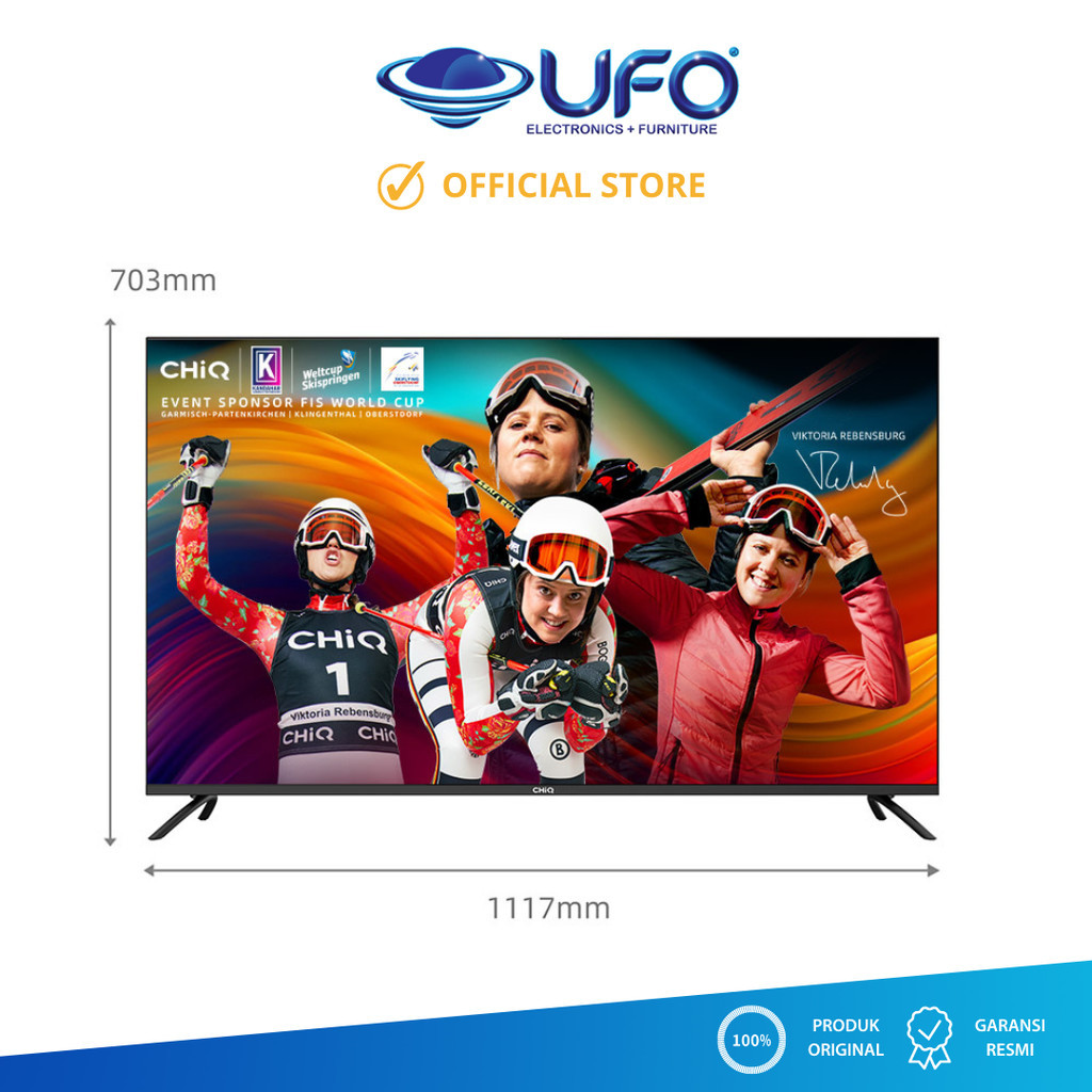 Jual Changhong 50 Inch Chiq Pro Led google Tv U50G7P | Shopee Indonesia