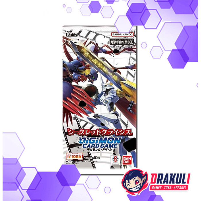 Jual Digimon Card Game Booster Pack Secret Crisis BT-17 / BT17 | Shopee ...