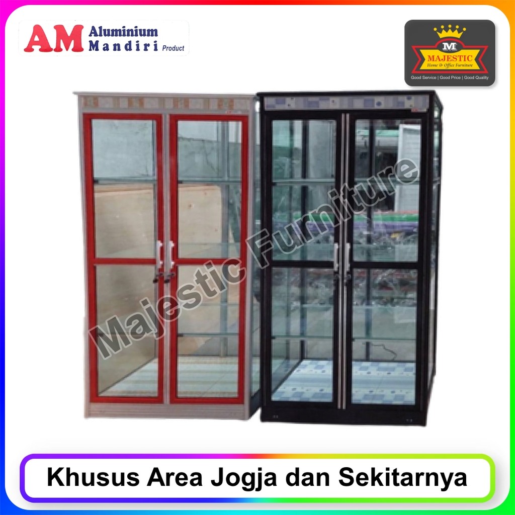 Jual Lemari Pakaian Stainless Alumunium Mandiri Lemari Multifungsi 2 ...