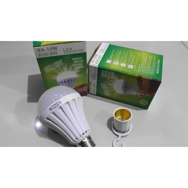 Jual SMART Lampu Emergency LED 15 Watt Bohlam Darurat Hand Sensor 15W ...