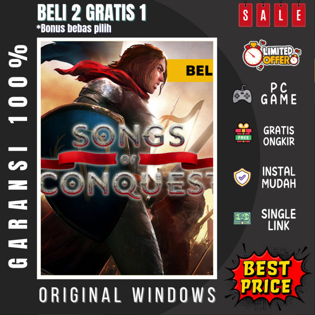 Jual SONGS OF CONQUEST - GAME PC - GAME LAPTOP - PC GAMES - BELI 2 ...
