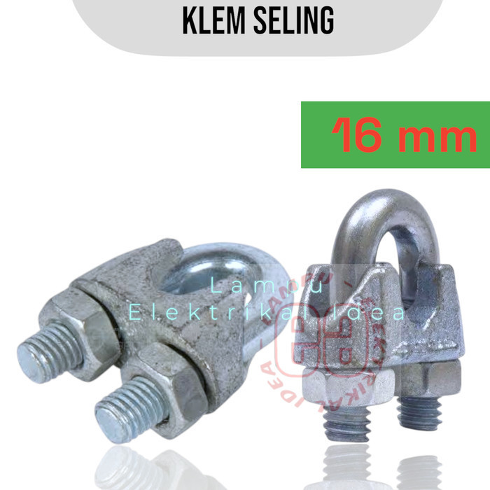 Jual KLEM SELING 16 MM/ KLEM BULDOGRIP 16MM / KLEM SEKING KROM PUTIH ...