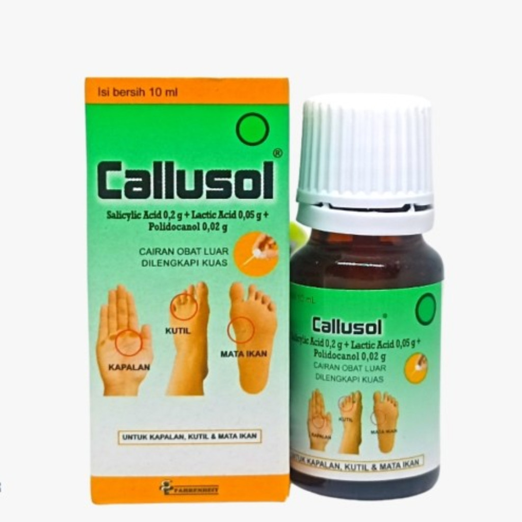 Jual Callusol untuk Menghilangkan Kutil, Mata Ikan, Kapalan 10 mL ...