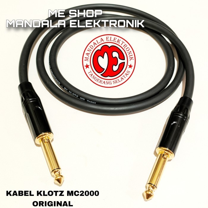 Jual kabel gitar silent plug jack Lurus Kabel KLOTZ MC2000 ORIGINAL | Shopee Indonesia