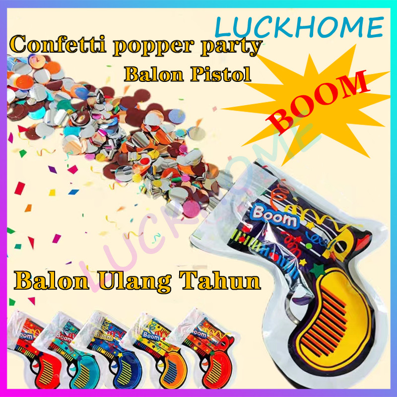 Jual Confetti Popper Party Party Gun Mini Pesta Ulang Confetti Pistol ...