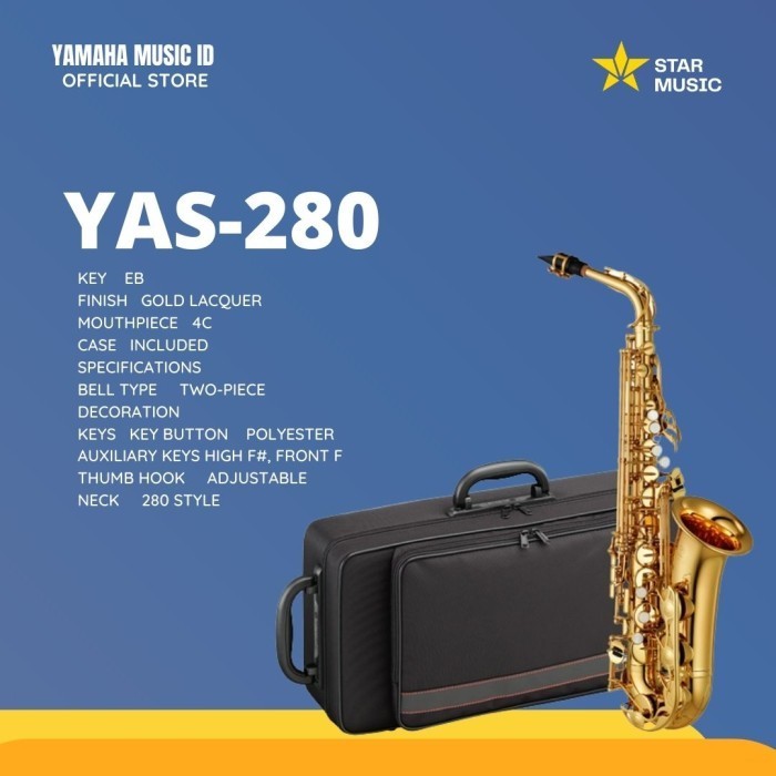 Jual Yamaha Alto Saxophone YAS-280 | Shopee Indonesia