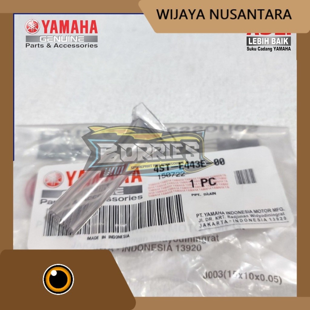 Jual SELANG BENING BUNTU PIPA DRAIN CVT MIO SPORTY SMILE ORIGINAL ORI YAMAHA 4ST-E443E-00 ...